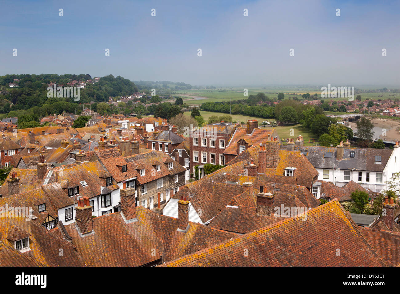 Rye east sussex town skyline hi-res stock photography and images - Alamy
