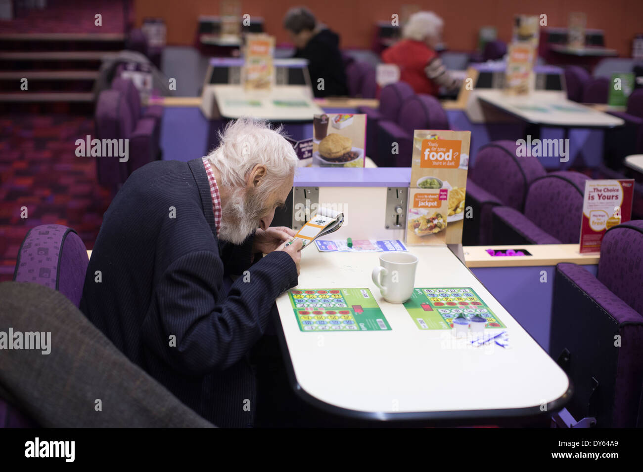 Mecca Bingo UK bingo company. People playing Bingo at Camden Town Bingo ...