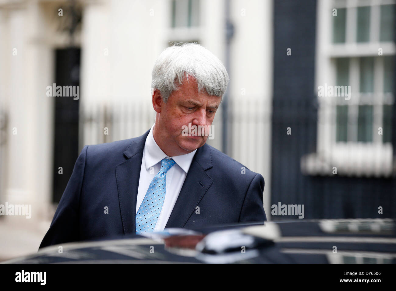 UK, London : Conservative Andrew Lansley MP on Downing Street in London ...