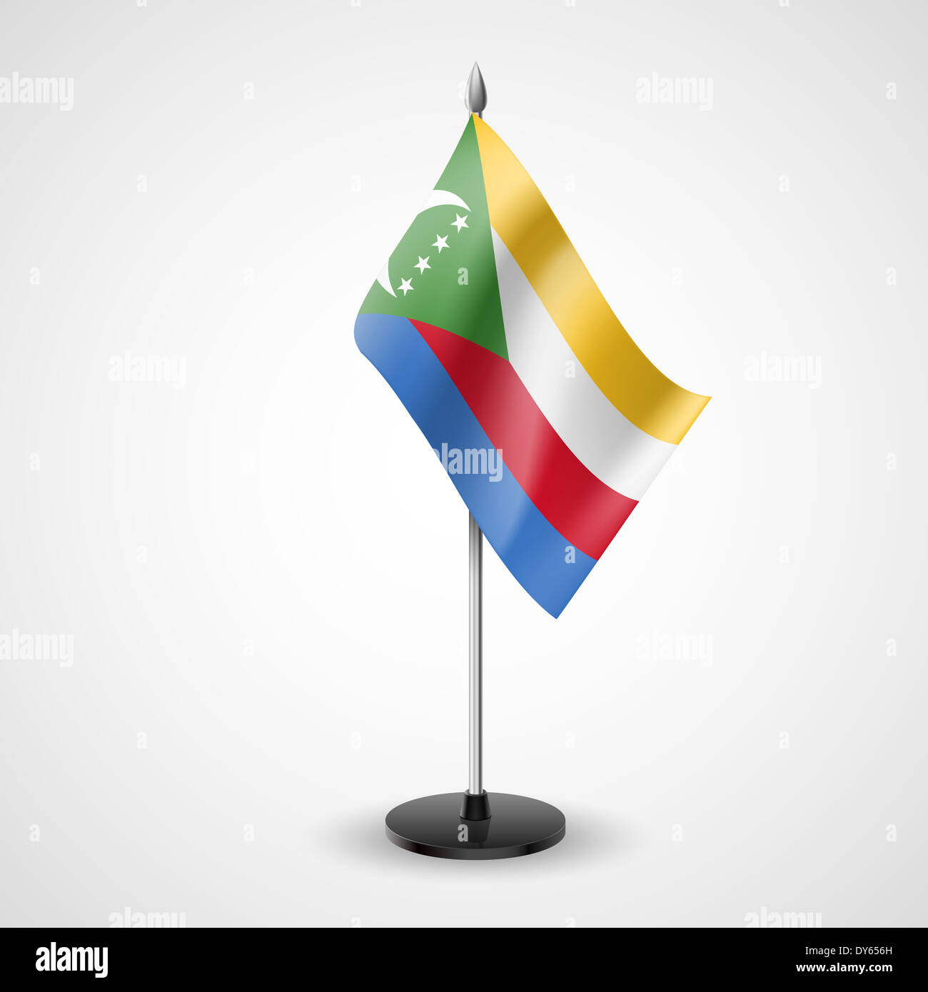 State table flag of Comoros. National symbol Stock Photo - Alamy