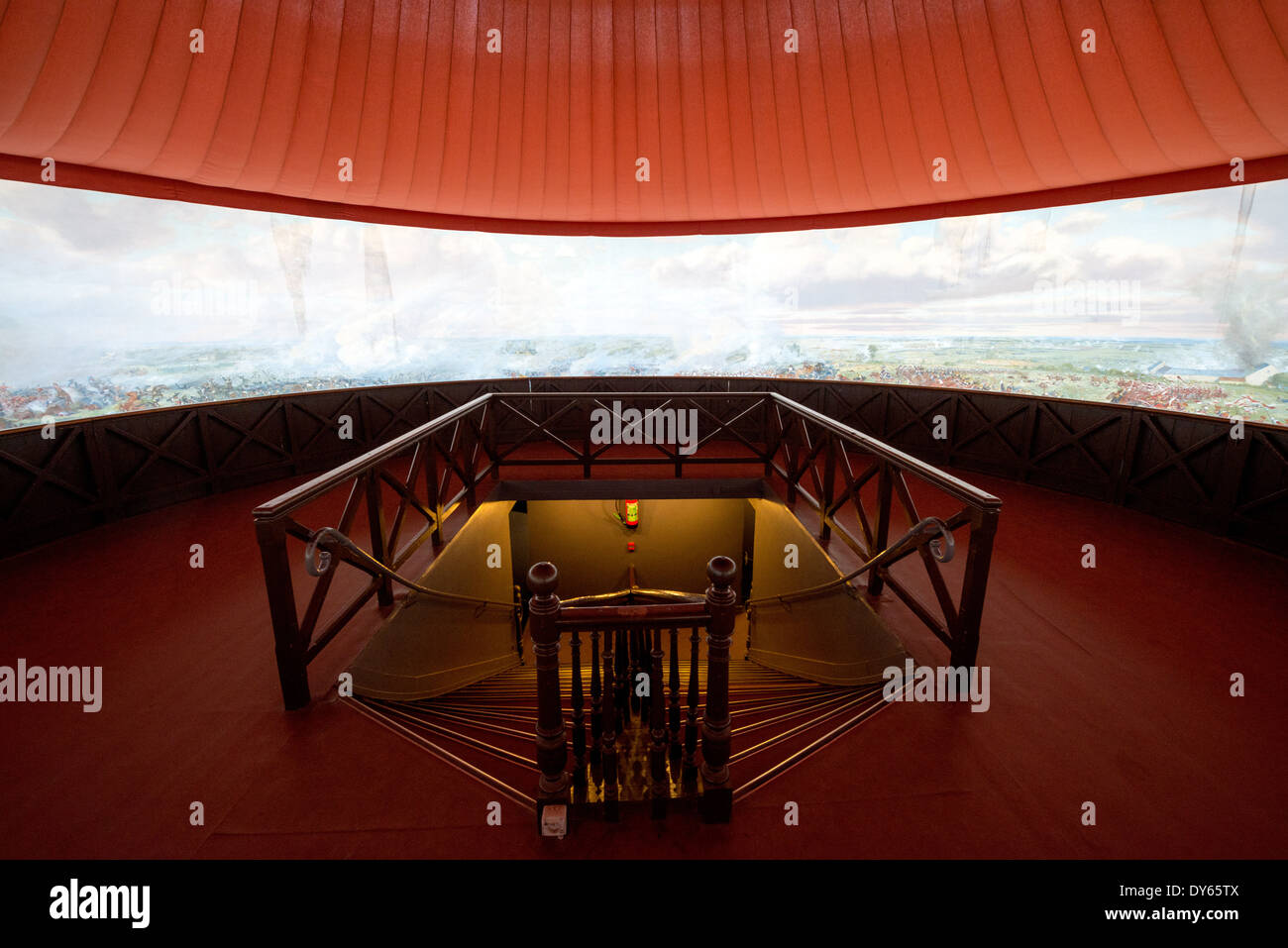 Panorama Of The Battle Of Waterloo Painting Waterloo Belgium ...