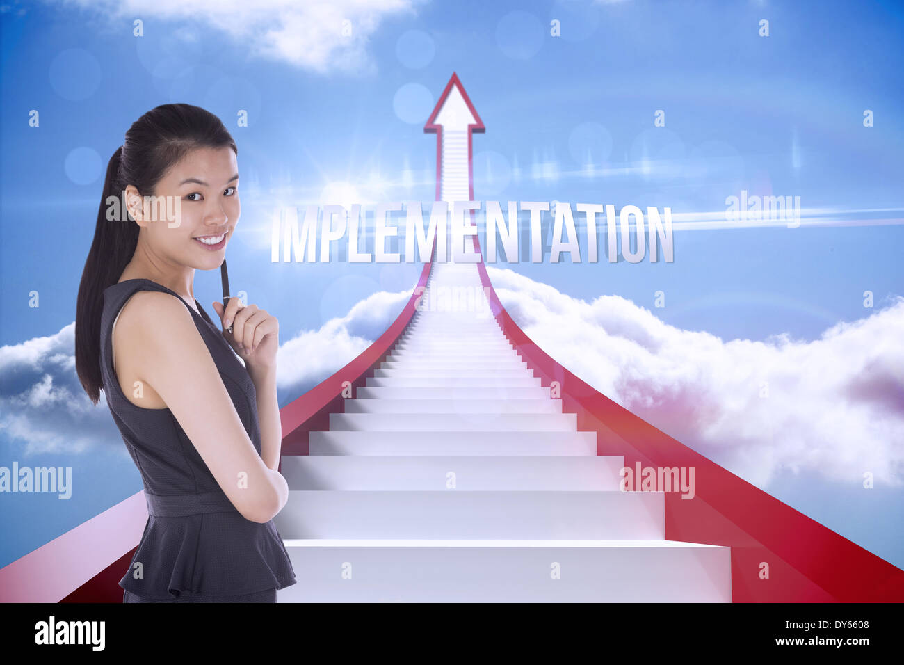Implementation make steps to success hi-res stock photography and ...