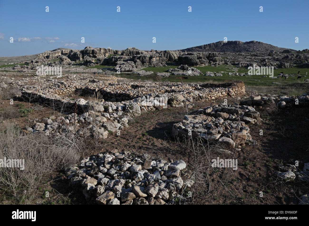 Cayonu early neolithic settlement, Ergani, Diyarbakir, south east ...