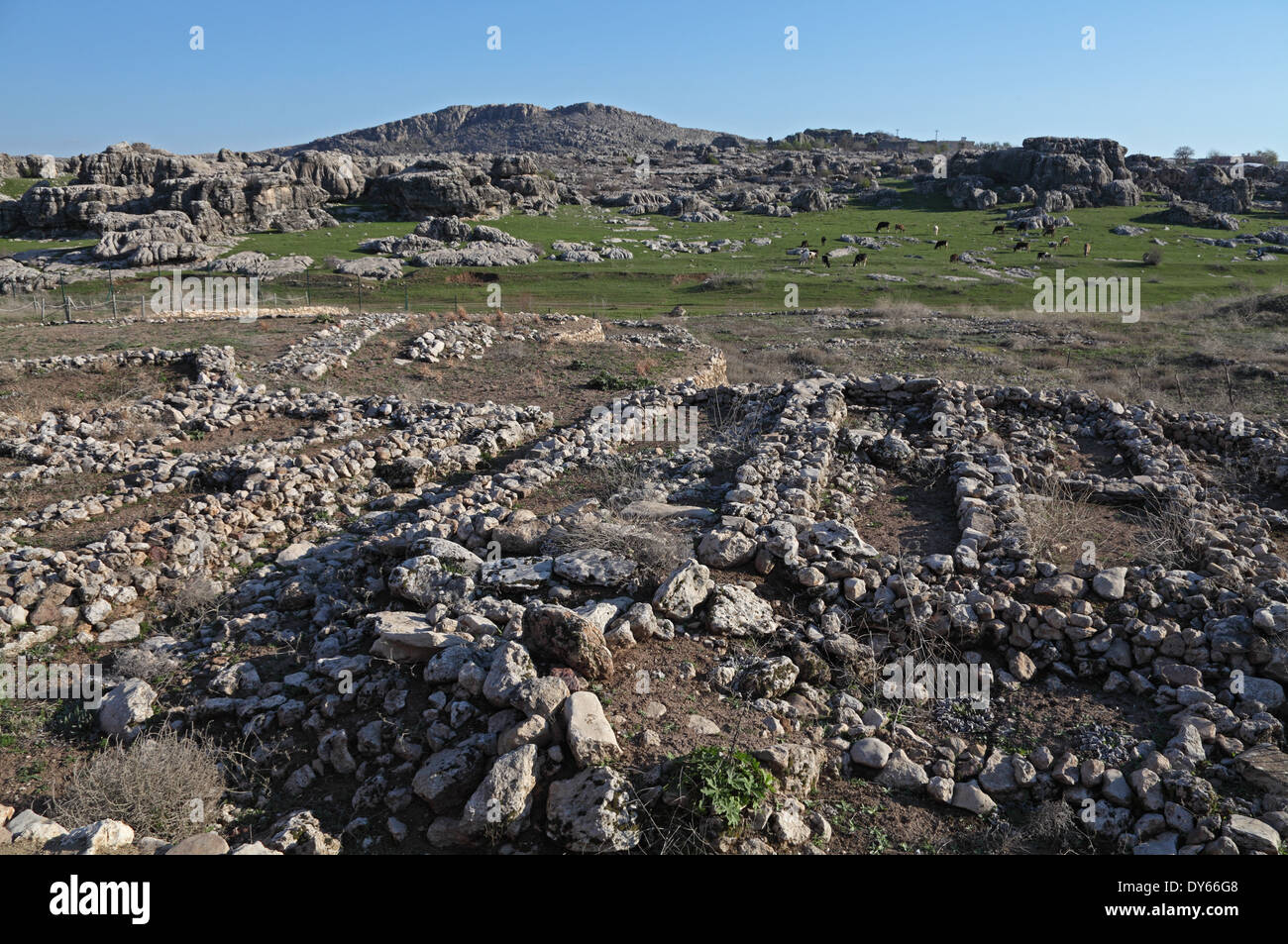 Cayonu early neolithic settlement, Ergani, Diyarbakir, south east ...
