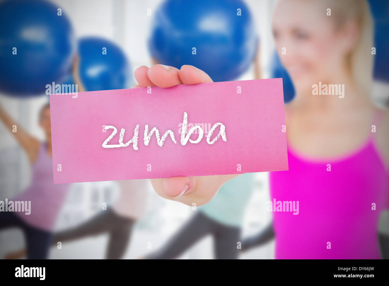Zumba text hi-res stock photography and images - Alamy