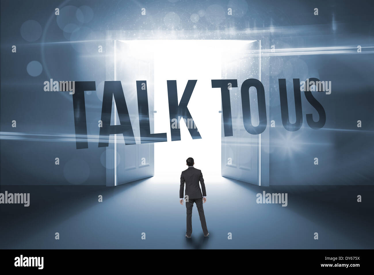 Shadow man opening door dark hi-res stock photography and images - Alamy