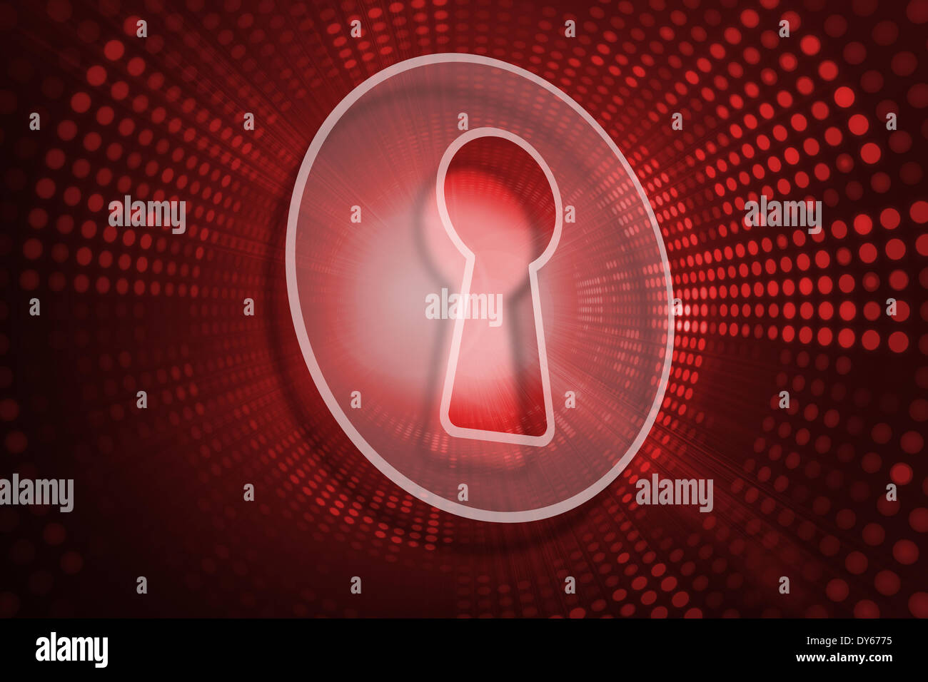 Composite image of keyhole Stock Photo - Alamy