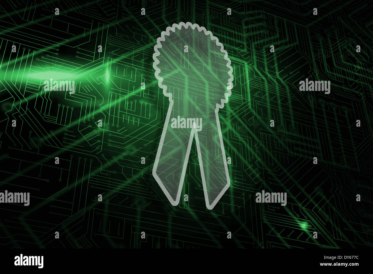 Composite image of merit badge Stock Photo - Alamy