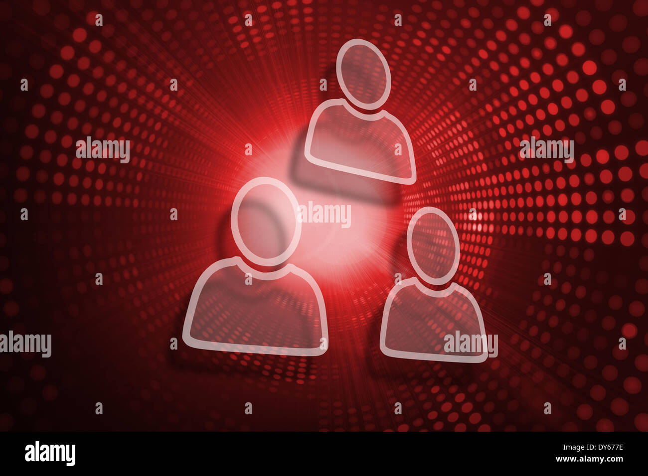 Composite image of human figures Stock Photo - Alamy