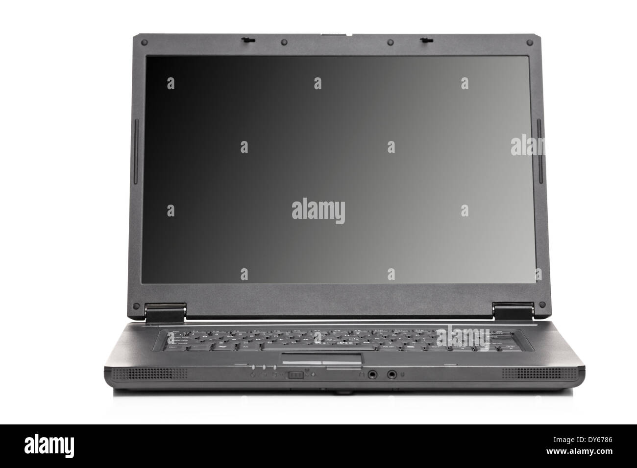 Open black laptop hi-res stock photography and images - Alamy