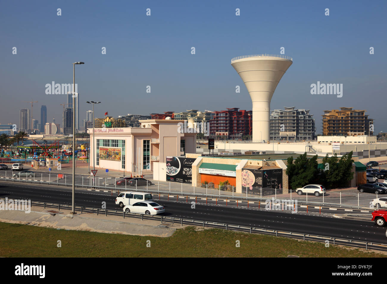 Water tower in Manama, Bahrain, Middle East Stock Photo - Alamy