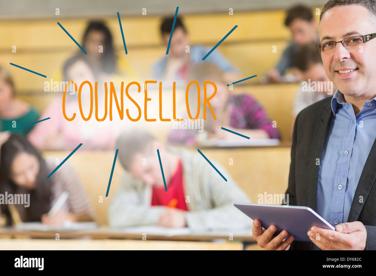 Professor class front lecture hi-res stock photography and images - Alamy