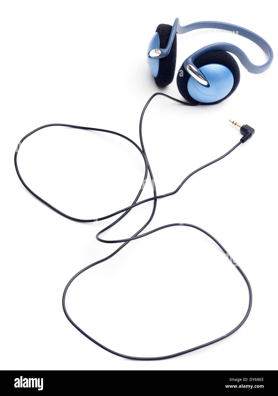 Headphones cut out isolated on white background Stock Photo - Alamy