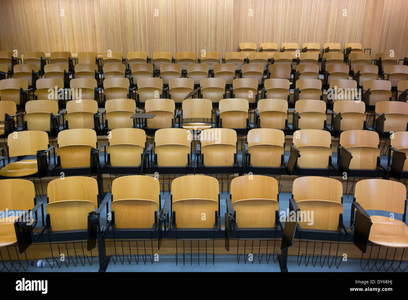 Rows of empty seats at auditorium Stock Photo - Alamy