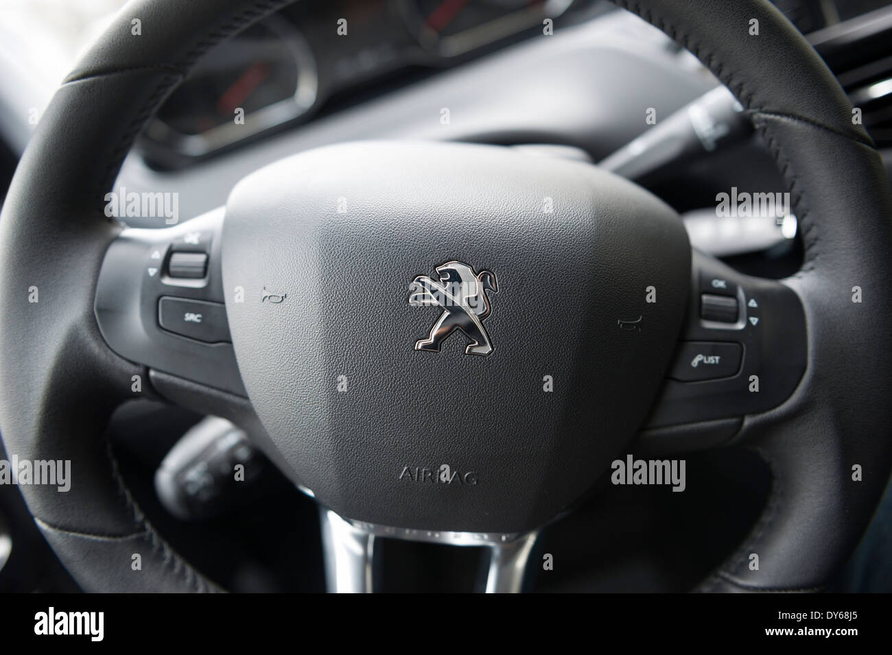 Silver Lion Logo Car