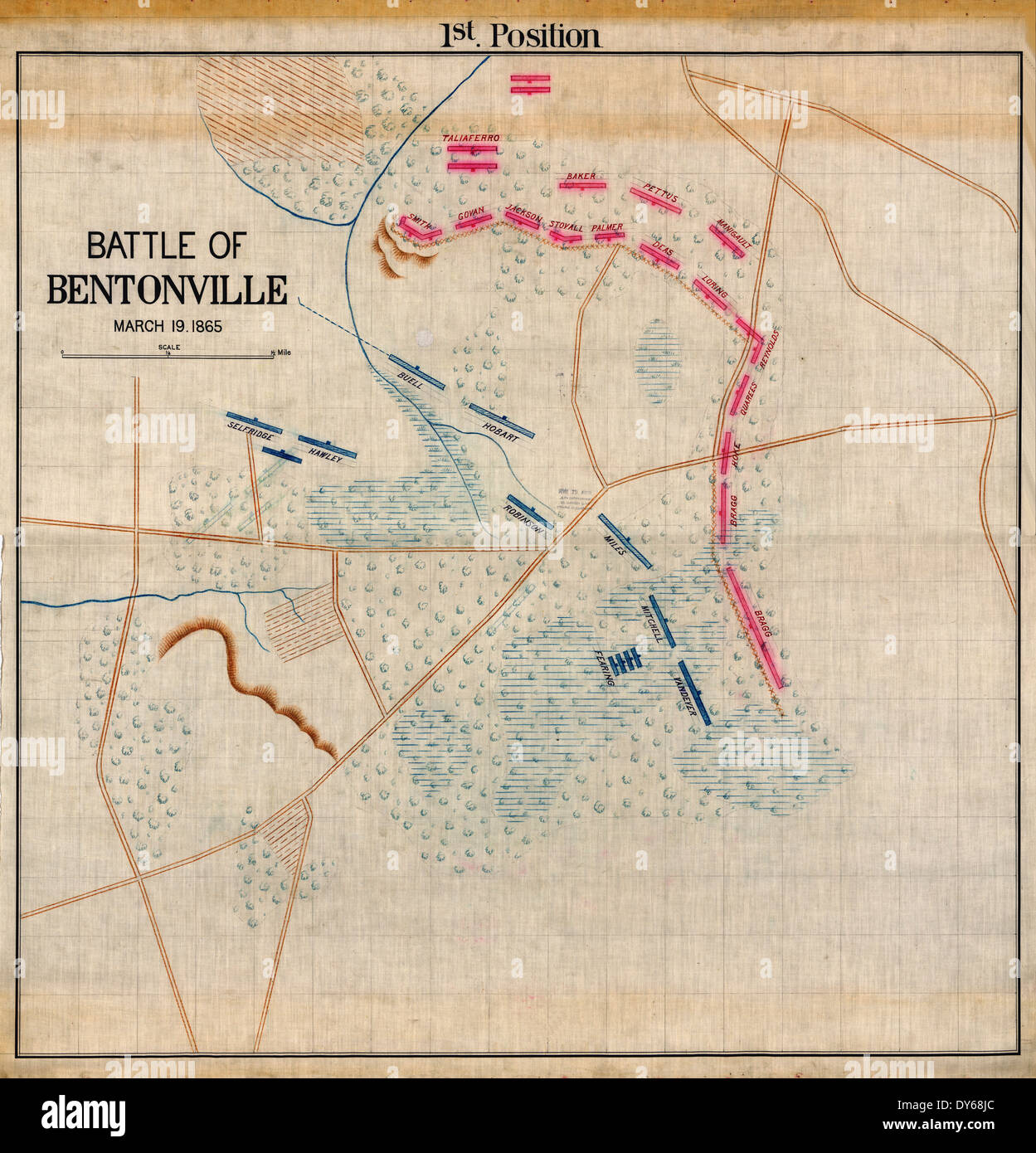 Battle of bentonville civil war hi-res stock photography and images - Alamy