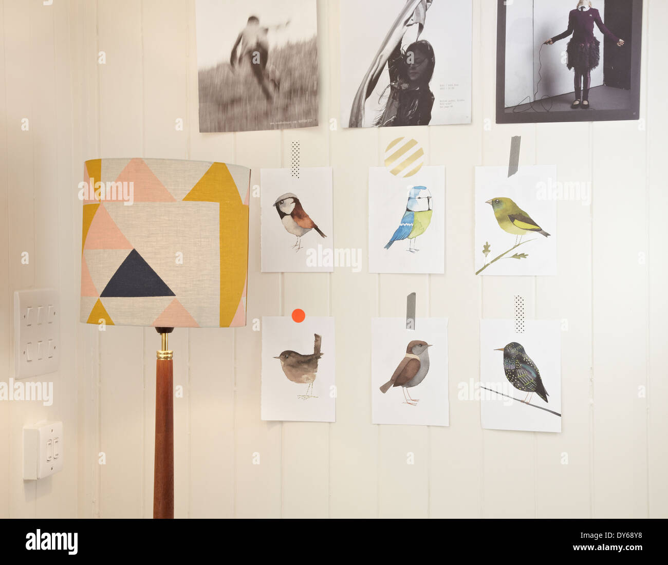 and interior design photograph of a lamp in a shop in London Stock ...