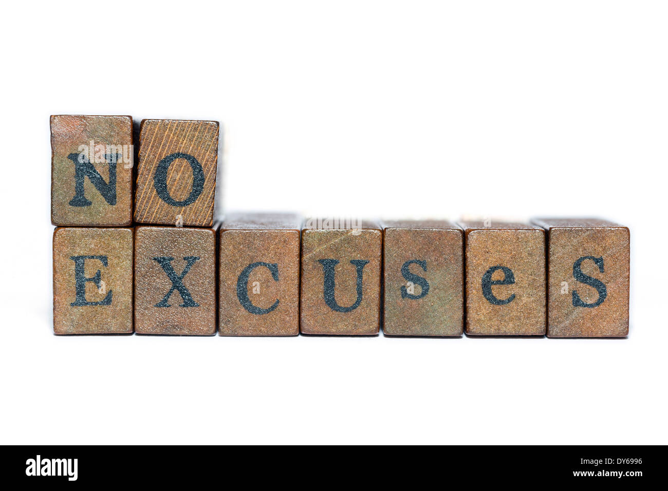 No excuses hi-res stock photography and images - Alamy
