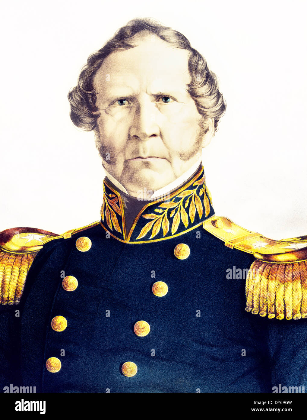 Vintage portrait of winfield scott hi-res stock photography and images - Alamy