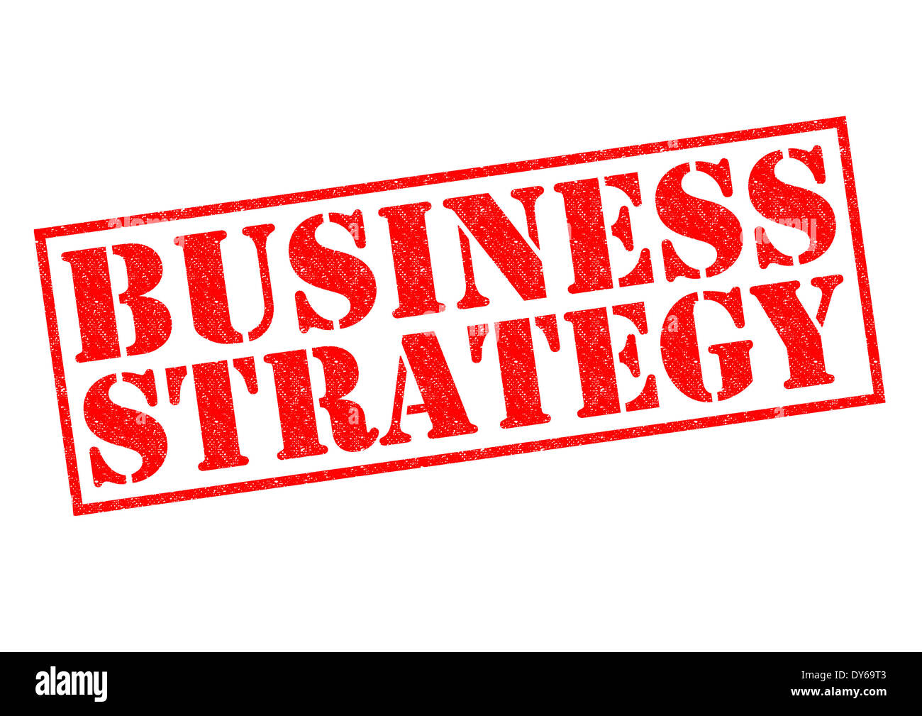BUSINESS STRATEGY red Rubber Stamp over a white background Stock Photo ...
