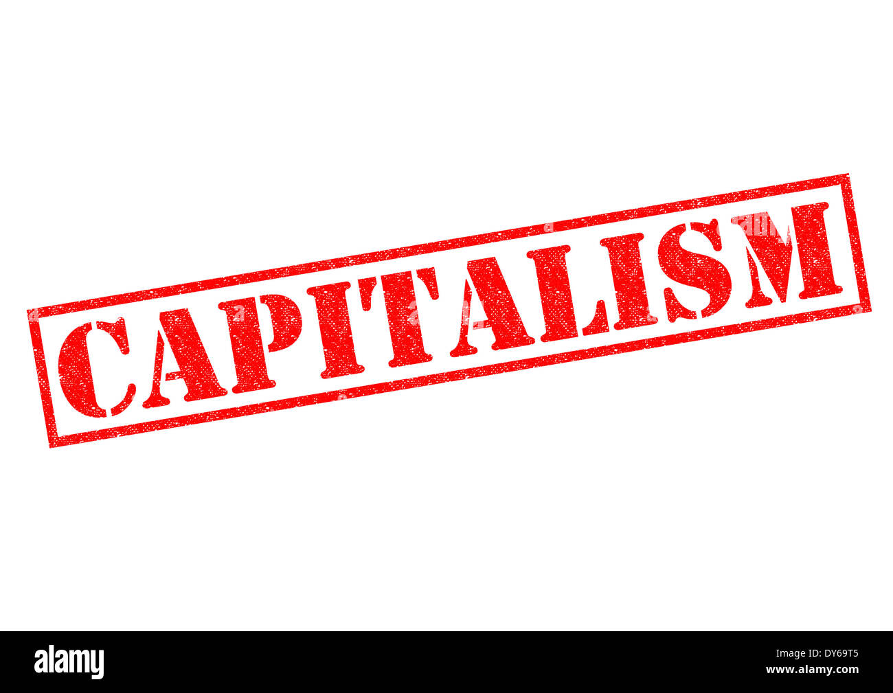CAPITALISM red Rubber Stamp over a white background Stock Photo - Alamy