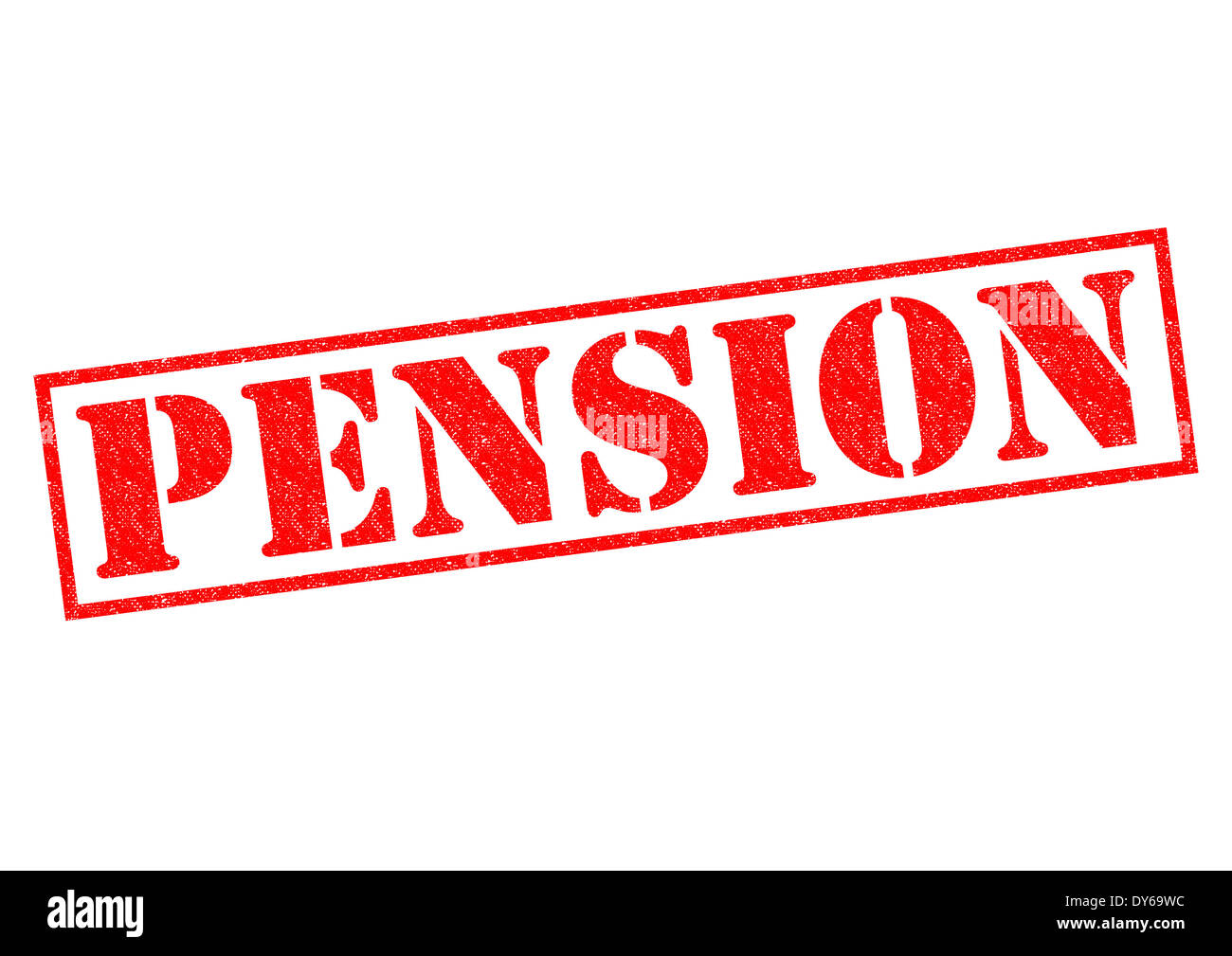 PENSION red Rubber Stamp over a white background Stock Photo - Alamy