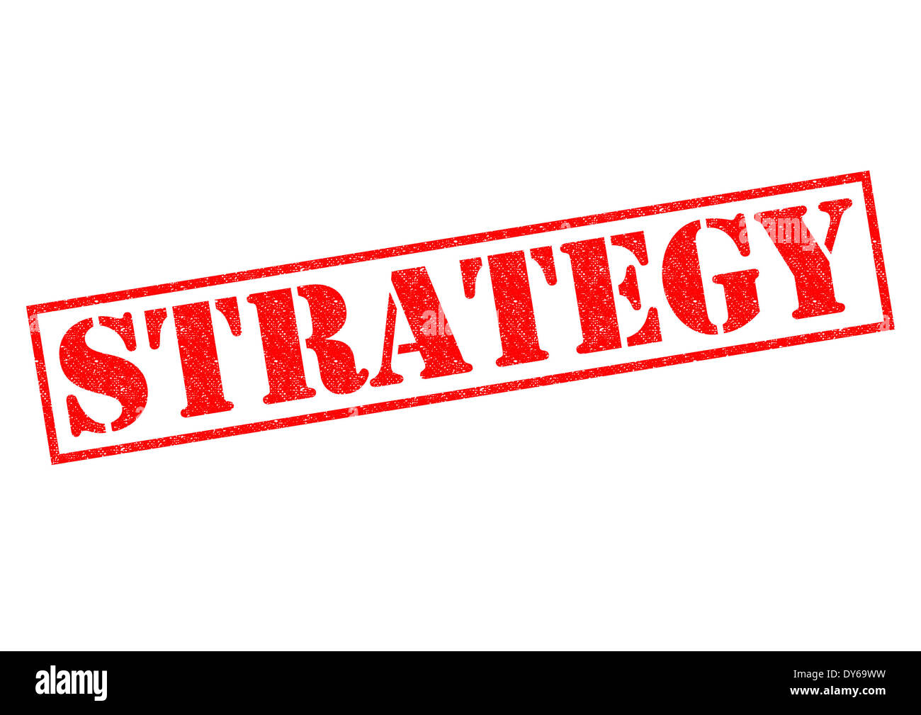 STRATEGY red Rubber Stamp over a white background Stock Photo - Alamy
