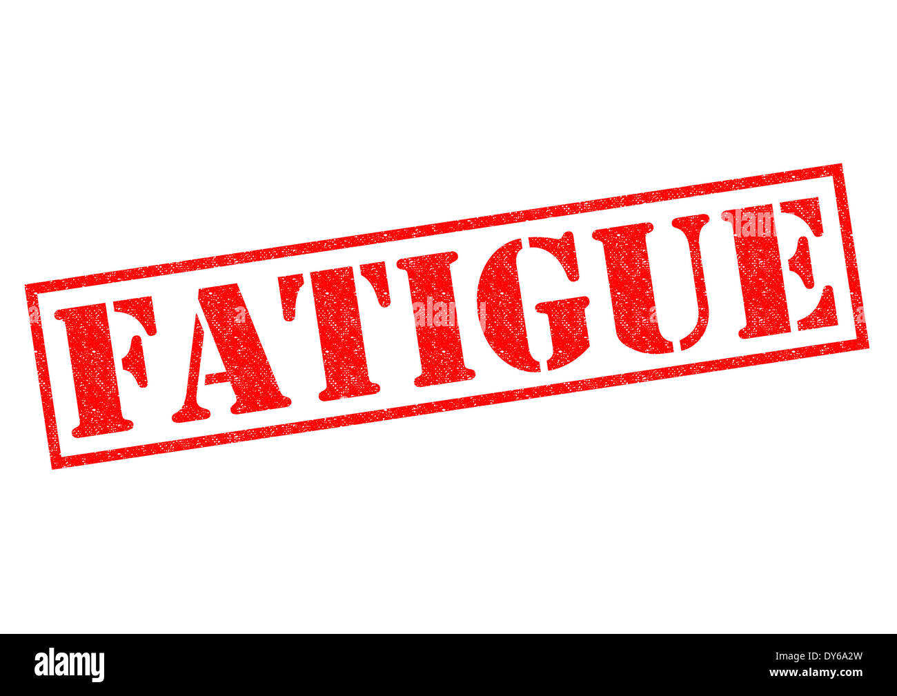 FATIGUE red Rubber Stamp over a white background Stock Photo - Alamy