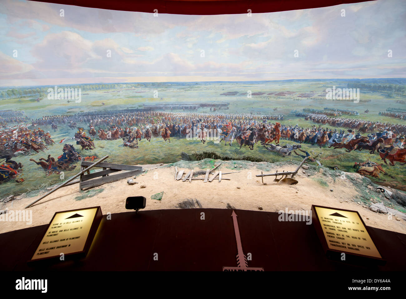 Waterloo battlefield monuments hi-res stock photography and images - Alamy