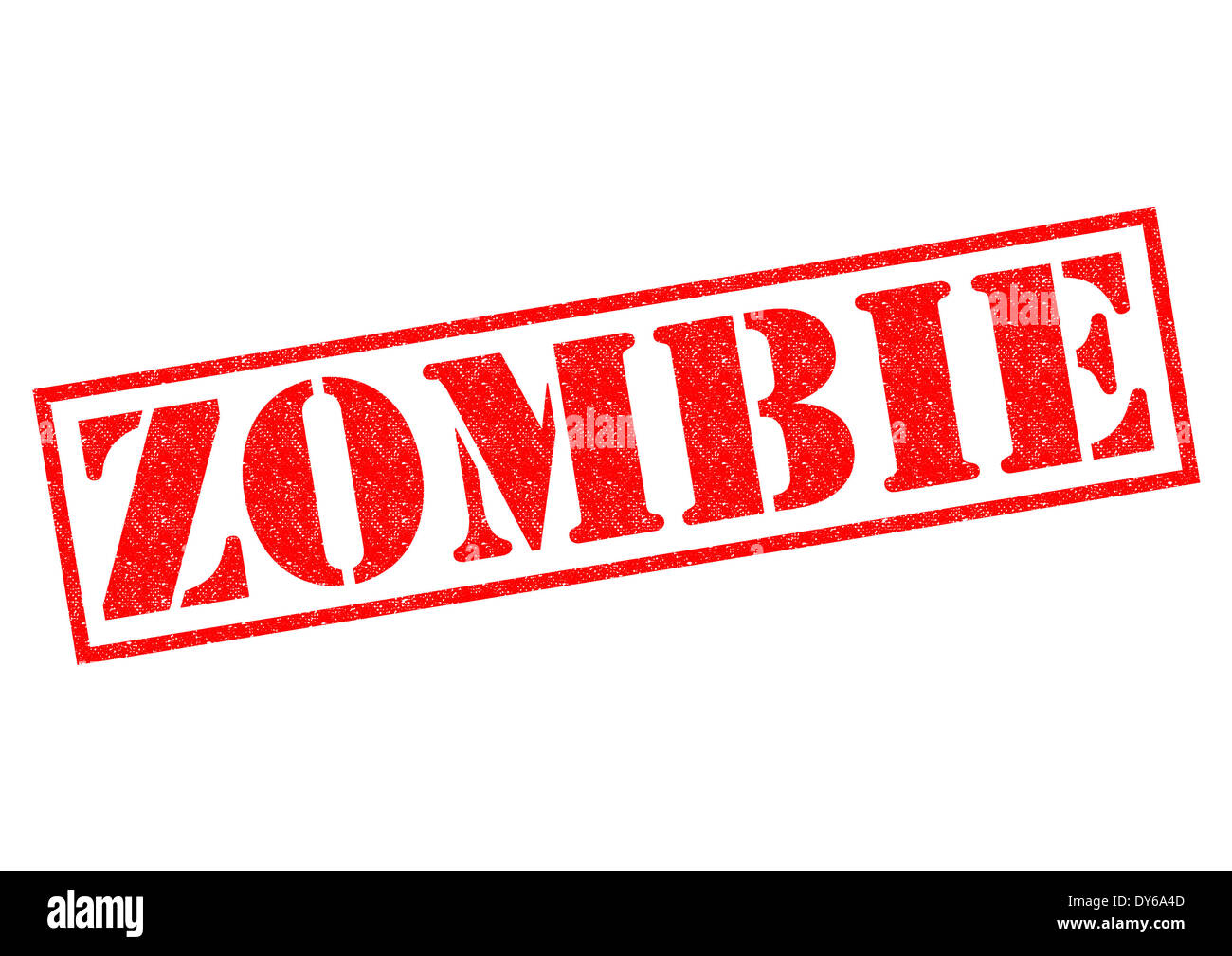 ZOMBIE red Rubber Stamp over a white background Stock Photo - Alamy