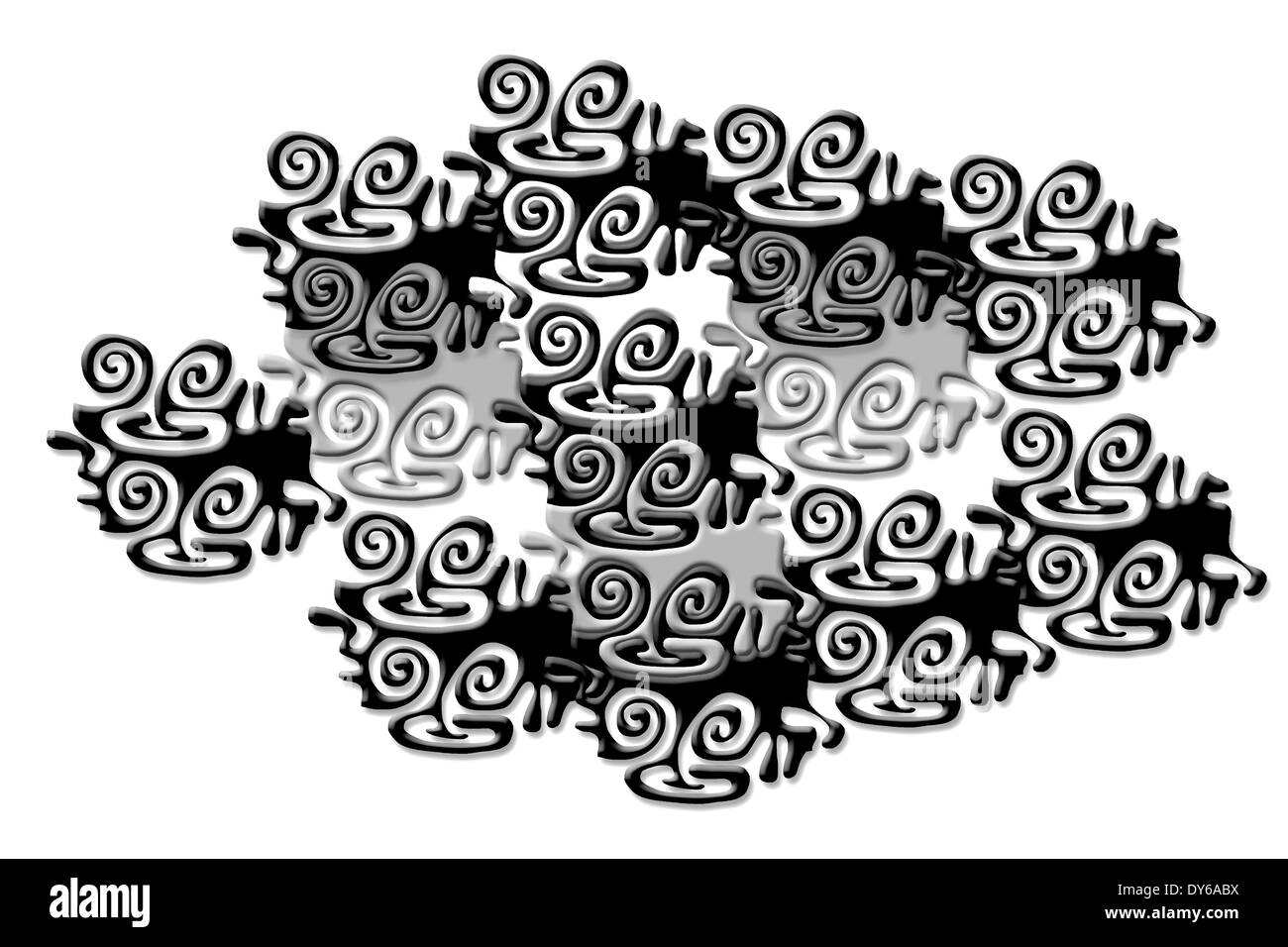 3d Tessellated pattern Stock Photo - Alamy