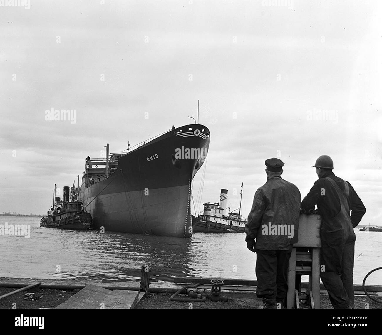 The Texas Company (Texaco) launches the tanker 'Ohio,' an important ...