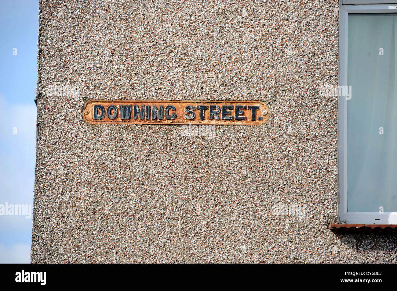 A Downing Street sign in Newport, S Wales - a name shared with the ...