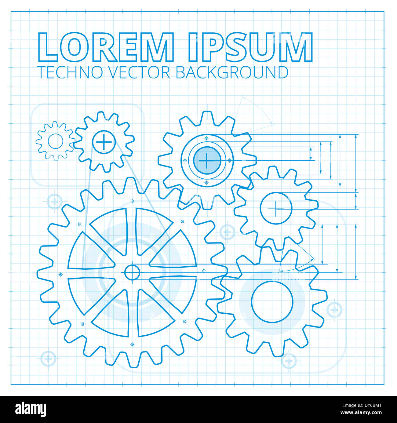 Abstract gear, technology background Stock Photo - Alamy