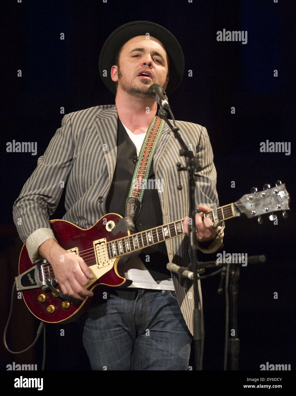 Hawksley Workman aka Ryan Corrigan performing live on stage at Trinity ...