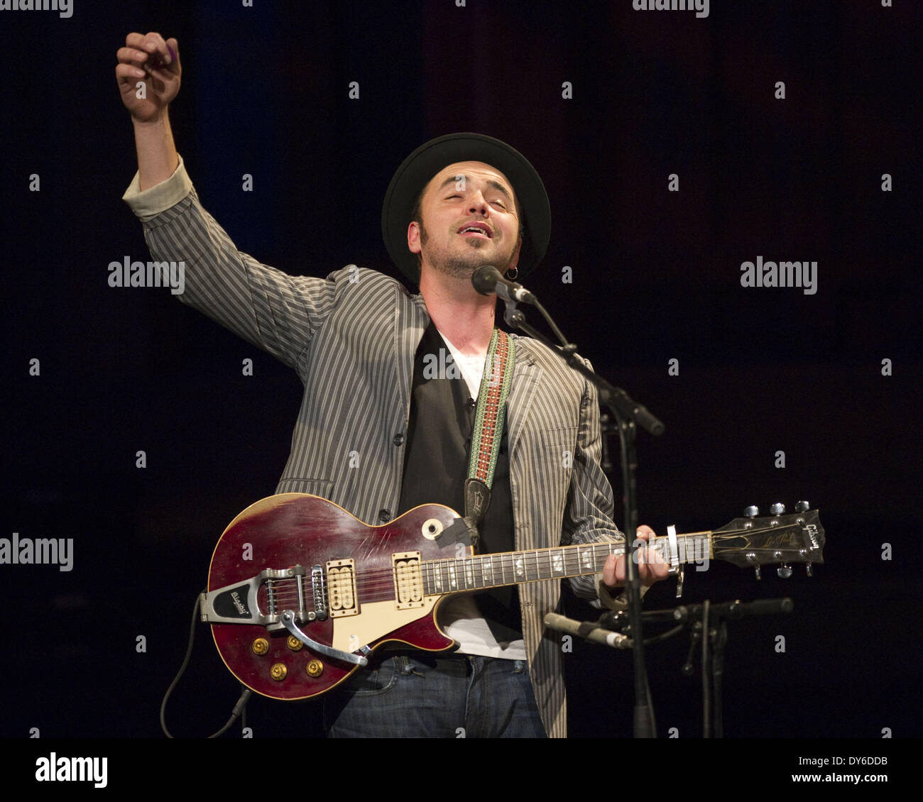 Hawksley Workman aka Ryan Corrigan performing live on stage at Trinity ...