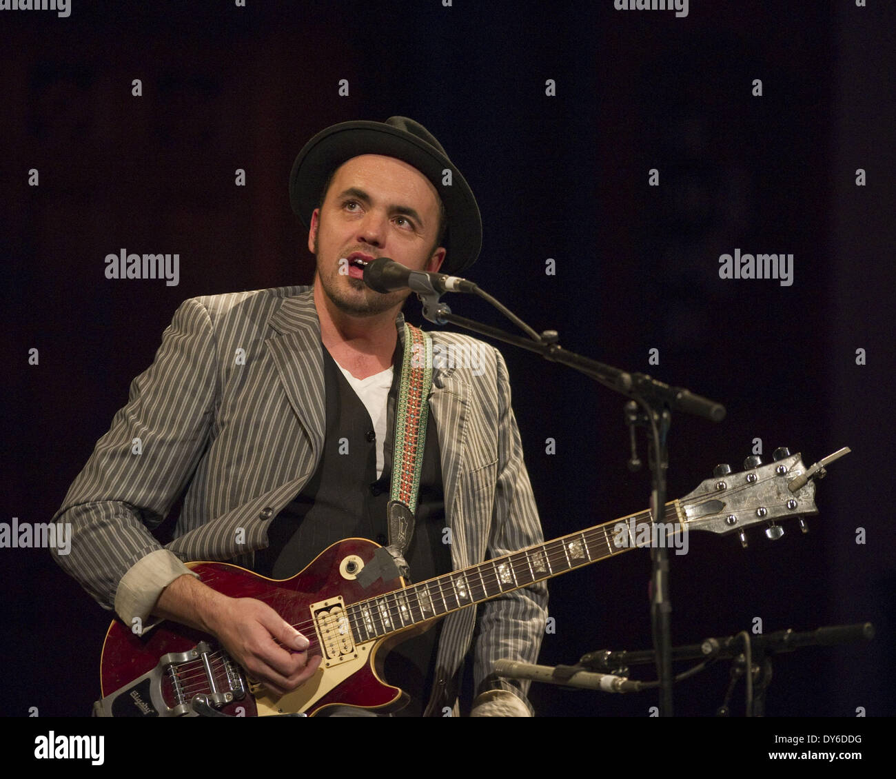 Hawksley Workman aka Ryan Corrigan performing live on stage at Trinity ...