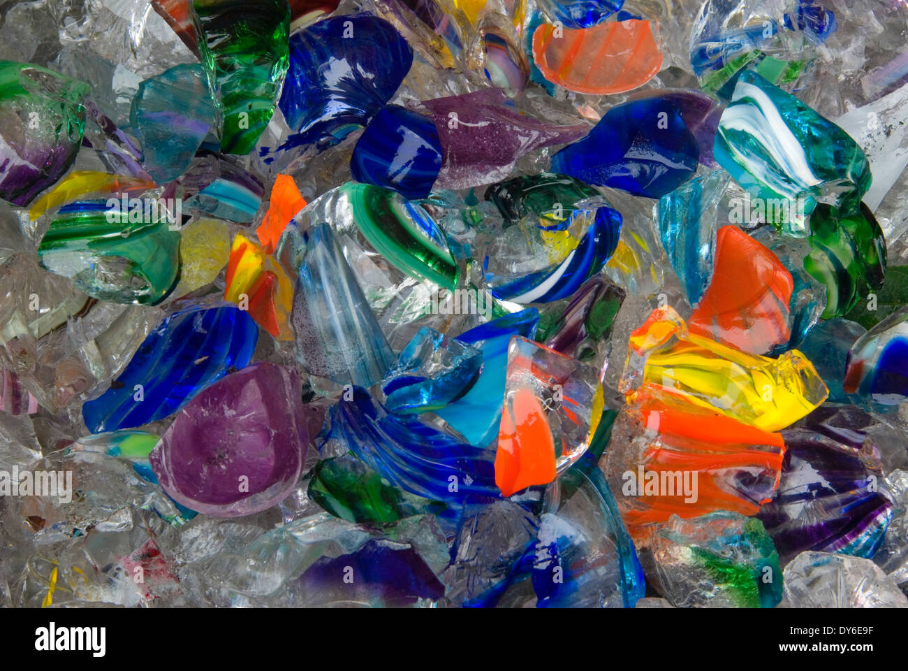 Glass float shards, Jennifer L. Sears Glass Art Studio, Lincoln City ...