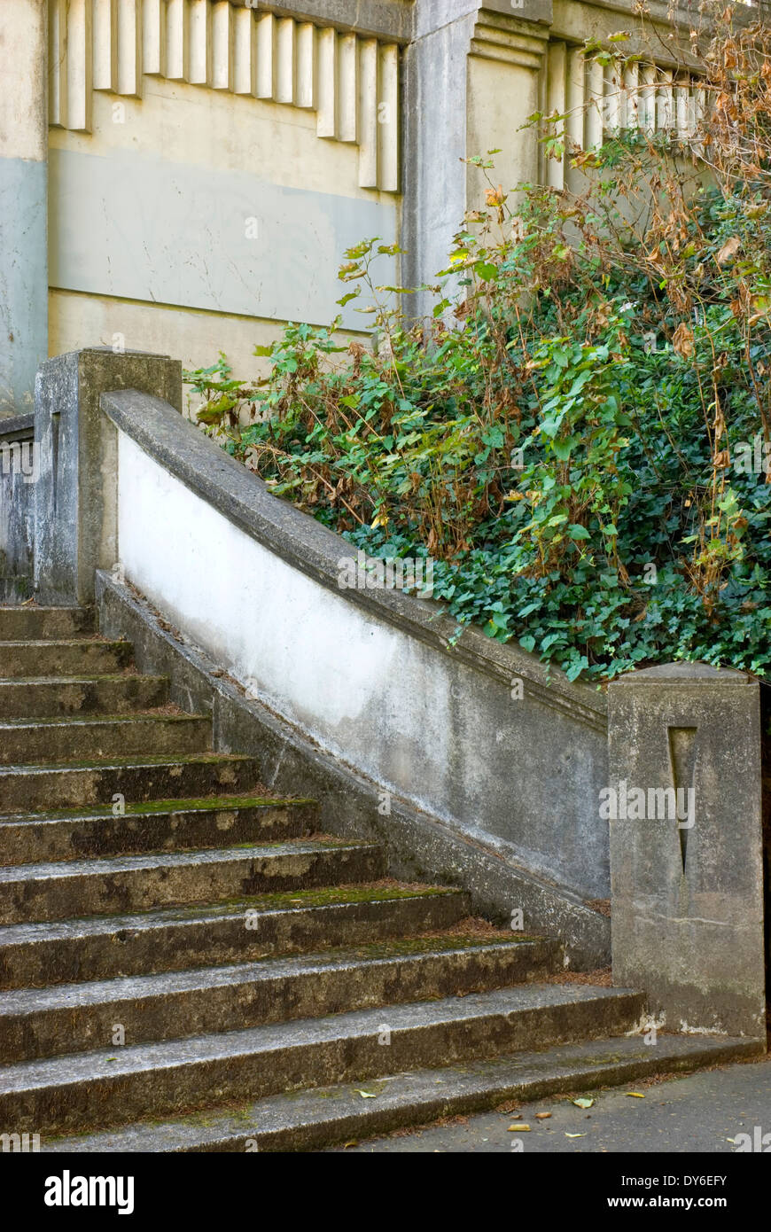 Coos Bay Bridge stairs, North Bend, Oregon Stock Photo - Alamy