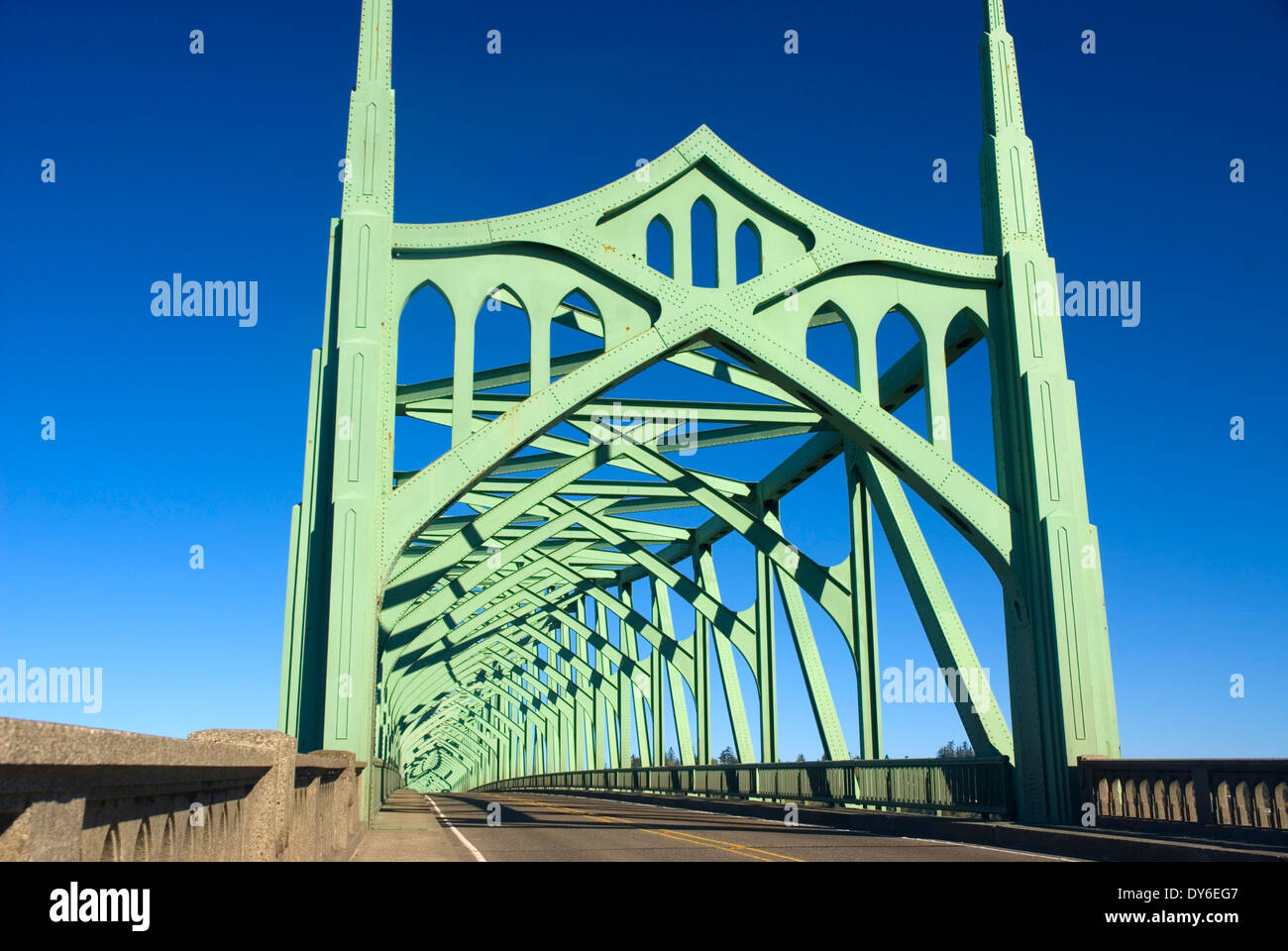 Coos Bay Bridge, North Bend, Oregon Stock Photo - Alamy