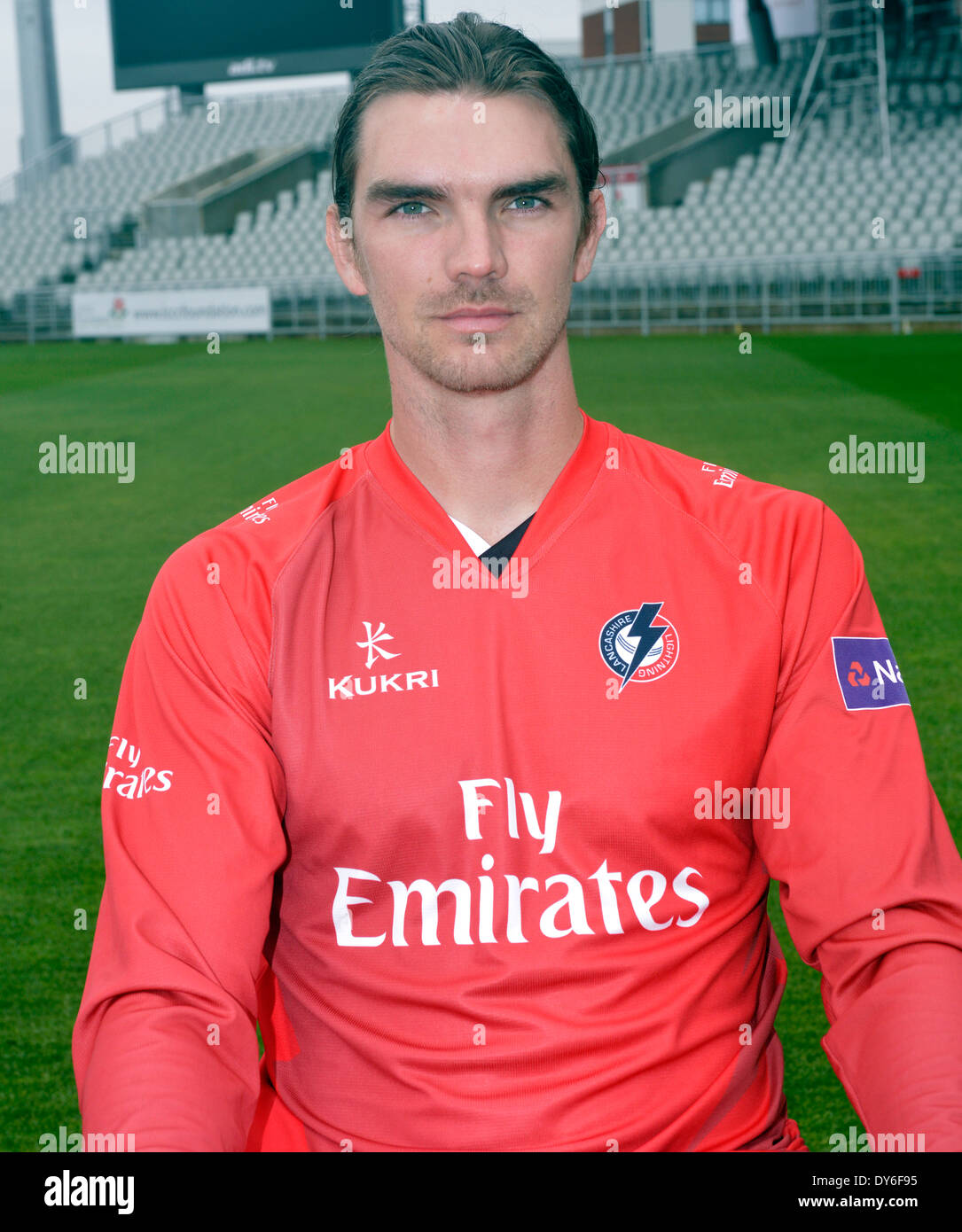 Oliver Newby poses in Lancashire's one-day kit at the pre-season ...