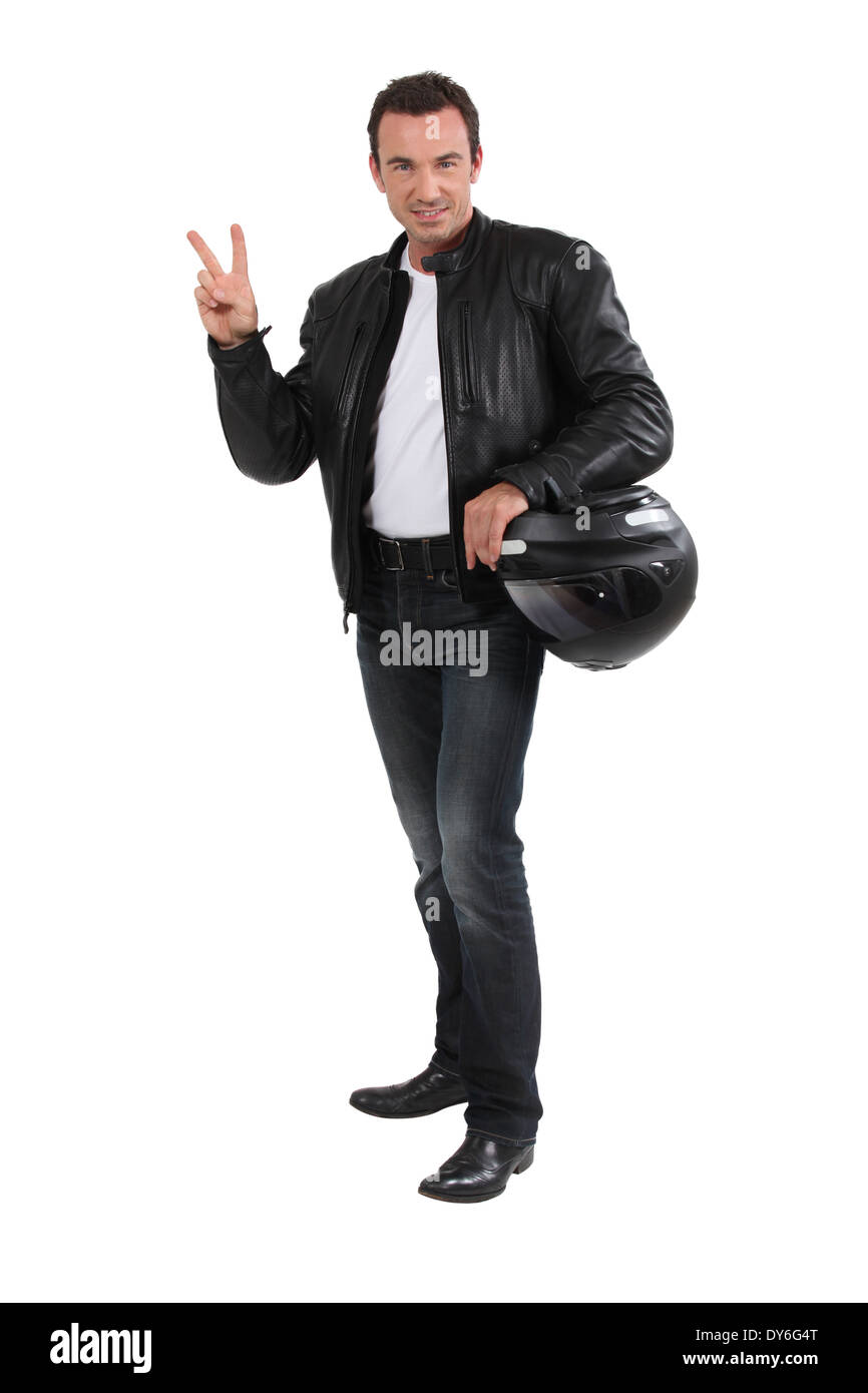 Biker Cut Out Stock Images & Pictures - Alamy