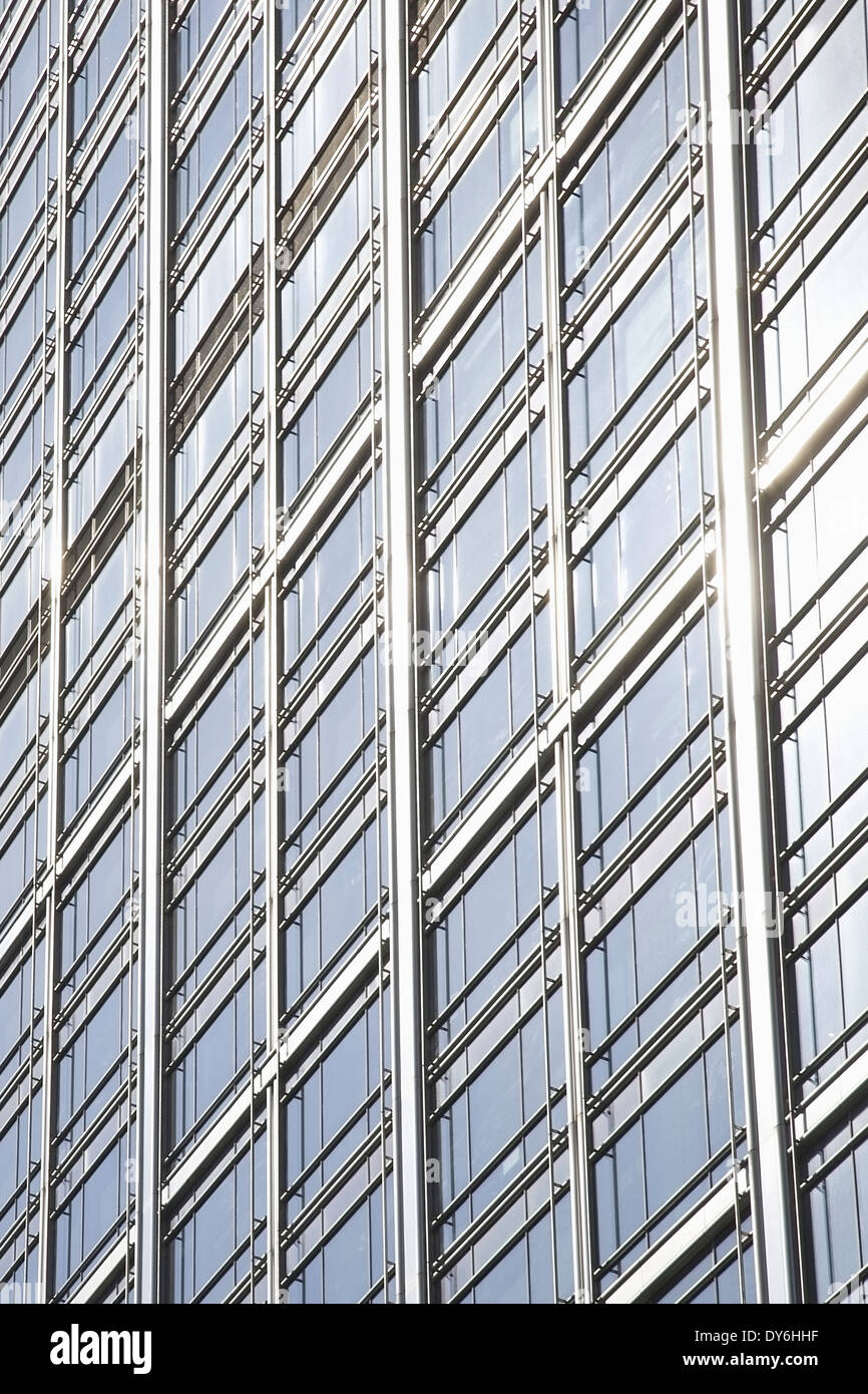 Glass high rise office buildings in Canary Wharf Stock Photo - Alamy
