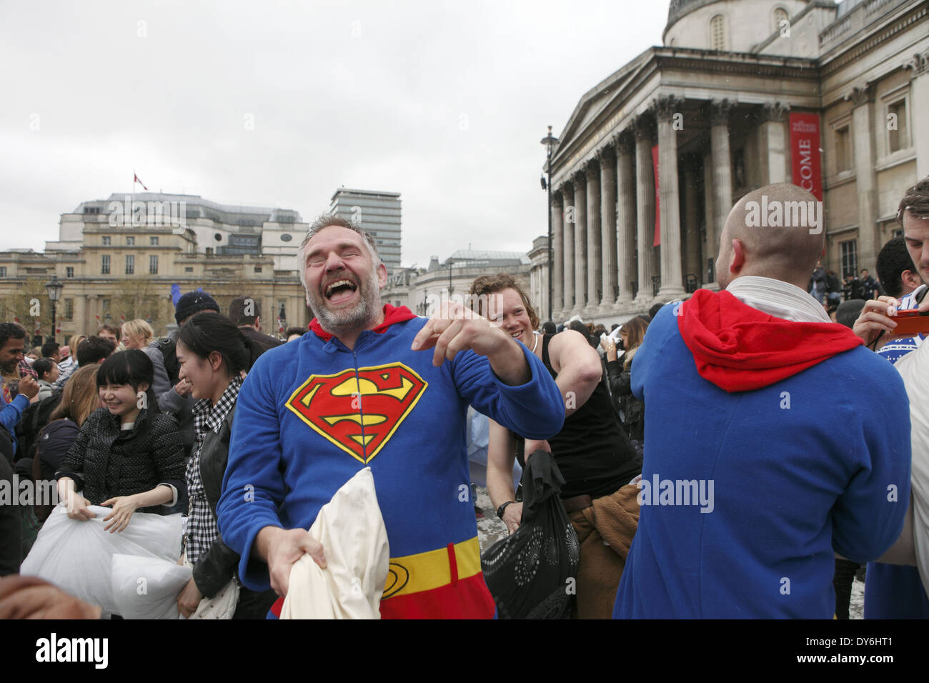Superman crowd hi-res stock photography and images - Alamy