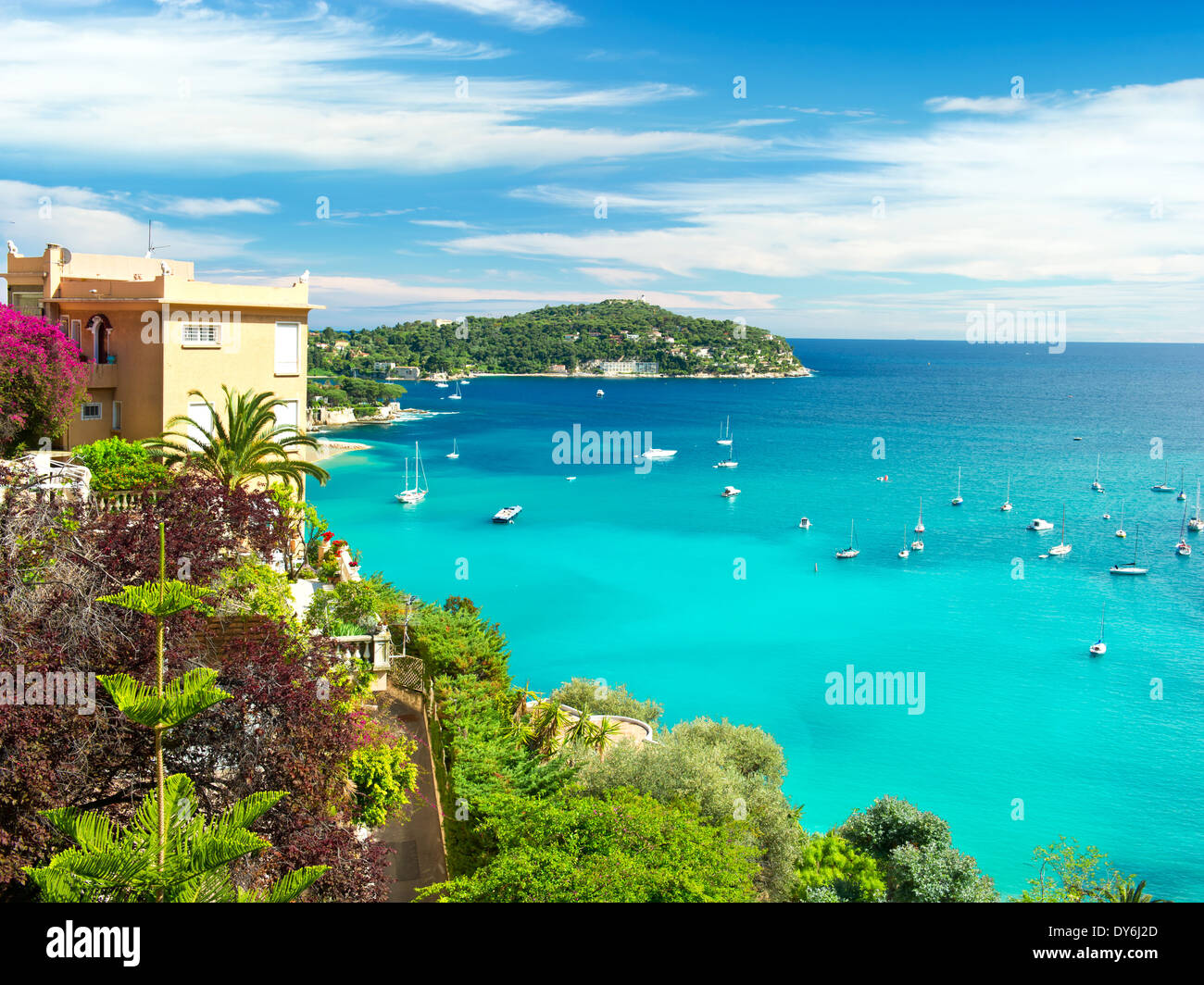 Beautiful bay view with boats hi-res stock photography and images - Alamy