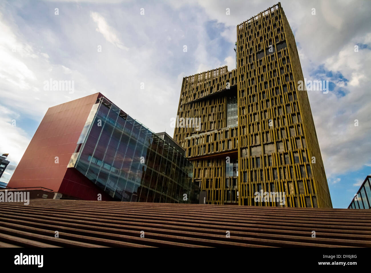 Buildings in Freedom Square Stock Photo - Alamy