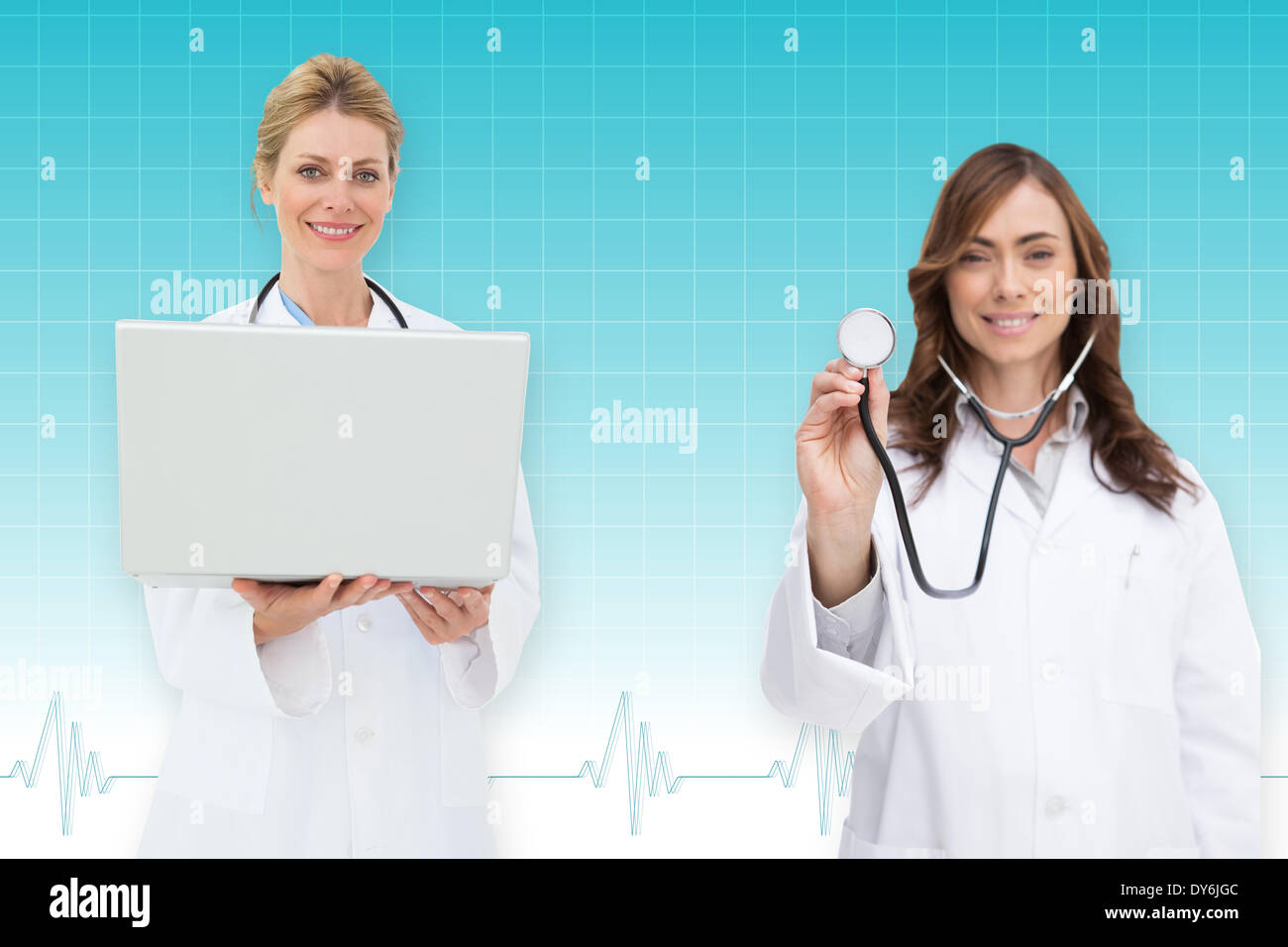 Composite image of medical team Stock Photo - Alamy