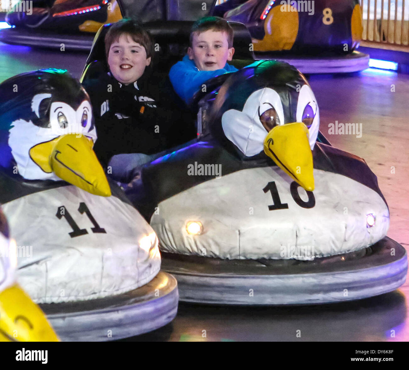 David Rawle and Ian O Reilly stars of Sky 1 sitcom Moone Boy driving ...