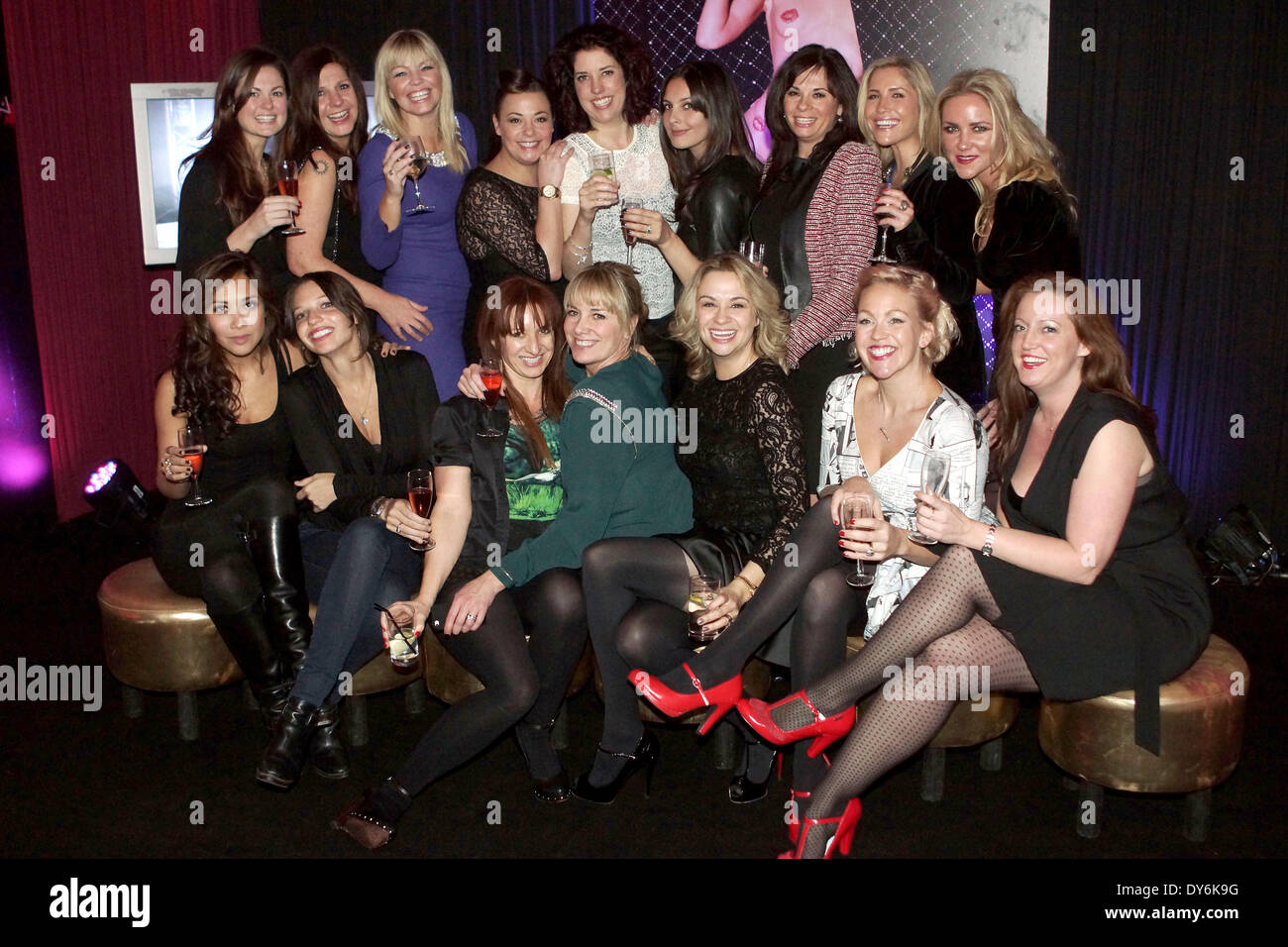 Celebrities at the Forever Crazy show at The Crazy horse on South ...