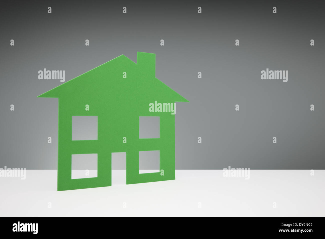 environmental Green family House concept Stock Photo - Alamy